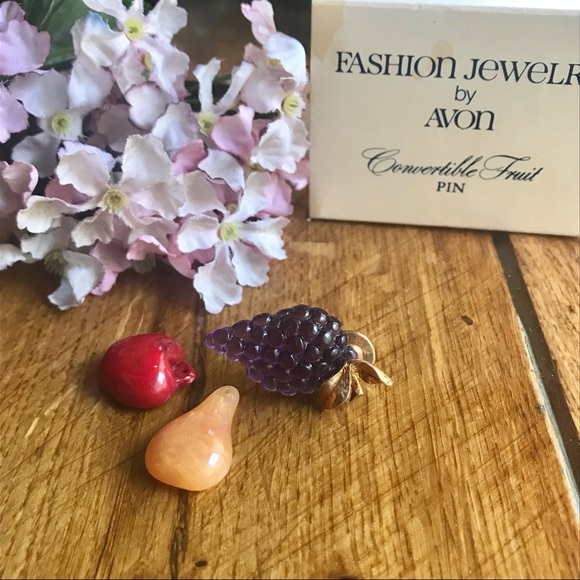 Avon | Jewelry | Vintage 981 Avon Convertible Fruit Pin | Poshmark